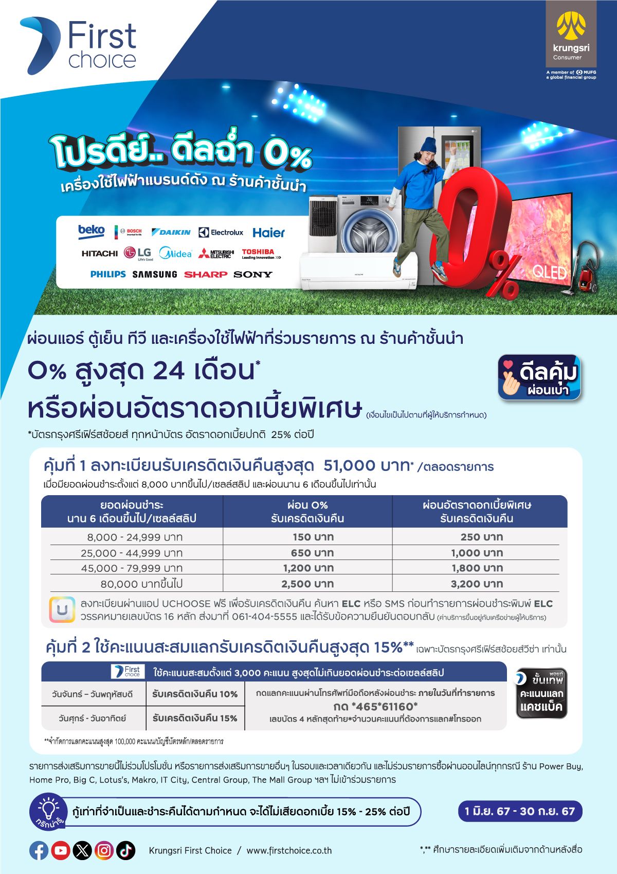 KrungSri First Choice BIG DEAL 0% 24 เดือน - cms | สยามทีวี SiamTV